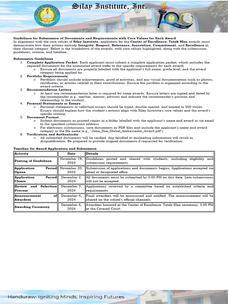 Guidelines | PDF | Leadership | Creativity