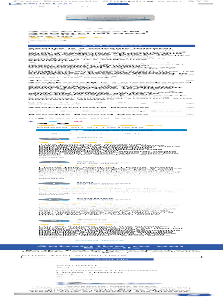 ZeoCharge™ Supercharged Zeolite Zeolite Labs | PDF | Zeolite | Medical ...