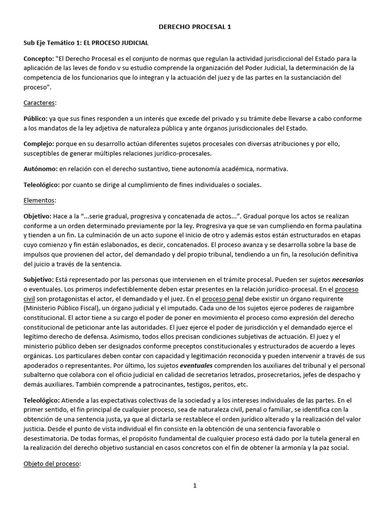 Efip 1-D° Procesal 1-creado | PDF | Ley procesal | Jurisdicción
