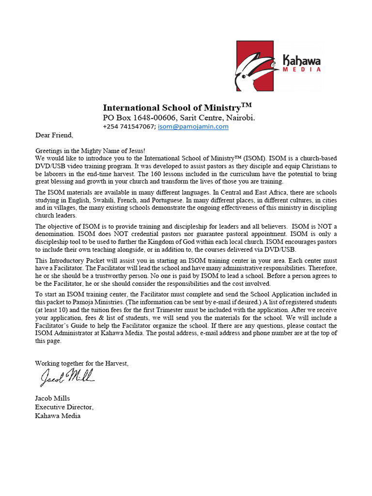 ISOM-Intro-Package-EN-KE | PDF | Disciple (Christianity)