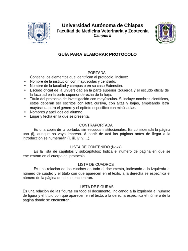Guía de Elaboración Del Protocolo | PDF | Caso de carta