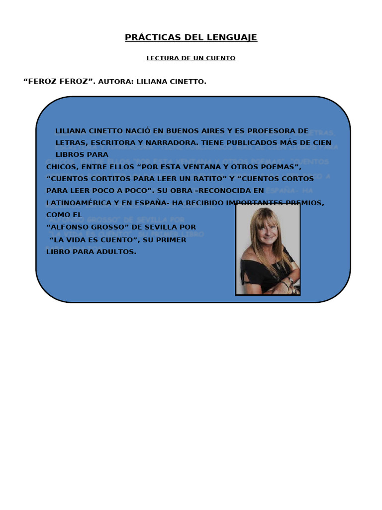 ACTIVIDADES Feroz Feroz | PDF