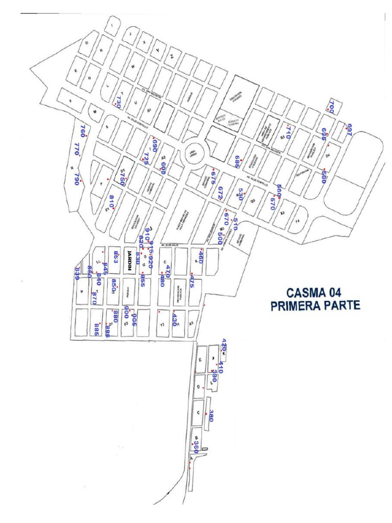 Plano Casma y Villa Hermosa | PDF