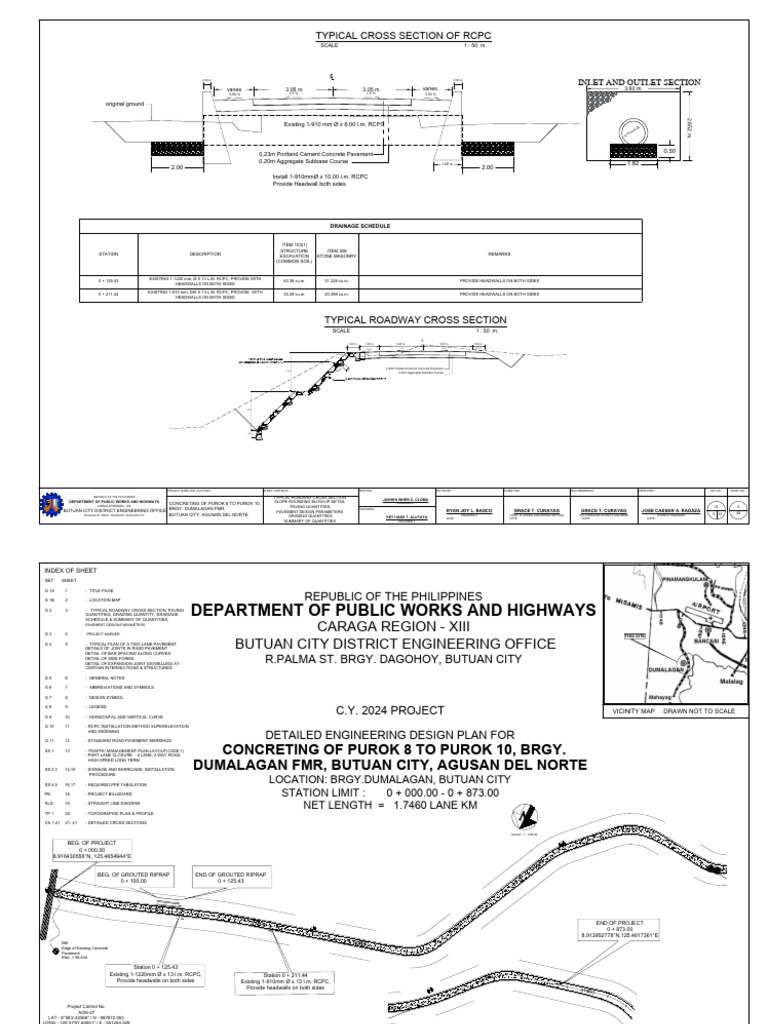 Contract Id No. 24nd0124 Supplementalbulletin Plan | PDF | Road Surface ...