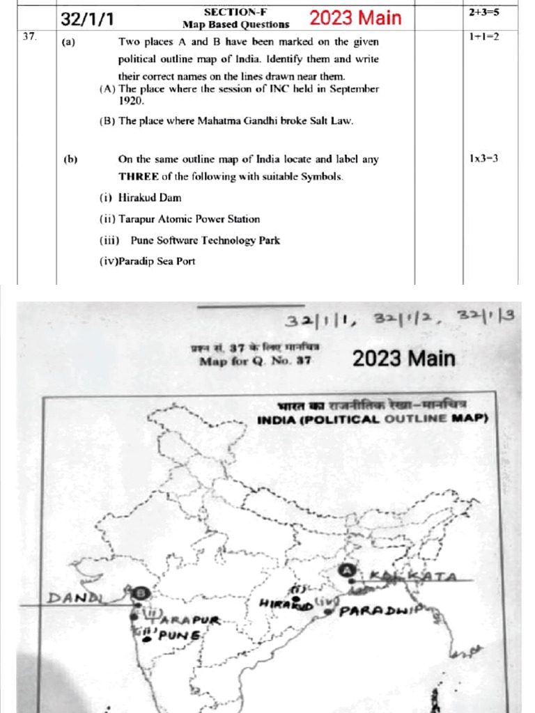 Political Map Identification Exercise | PDF | Indian National Congress ...