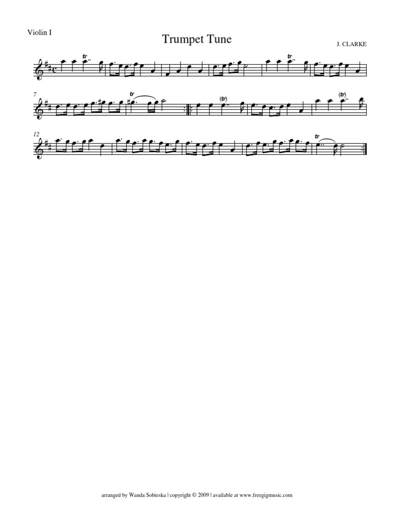 Trumpet Tune | PDF