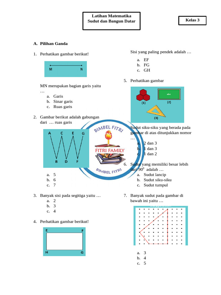 Latihan Soal Bab 4 - Kelas 3 | PDF