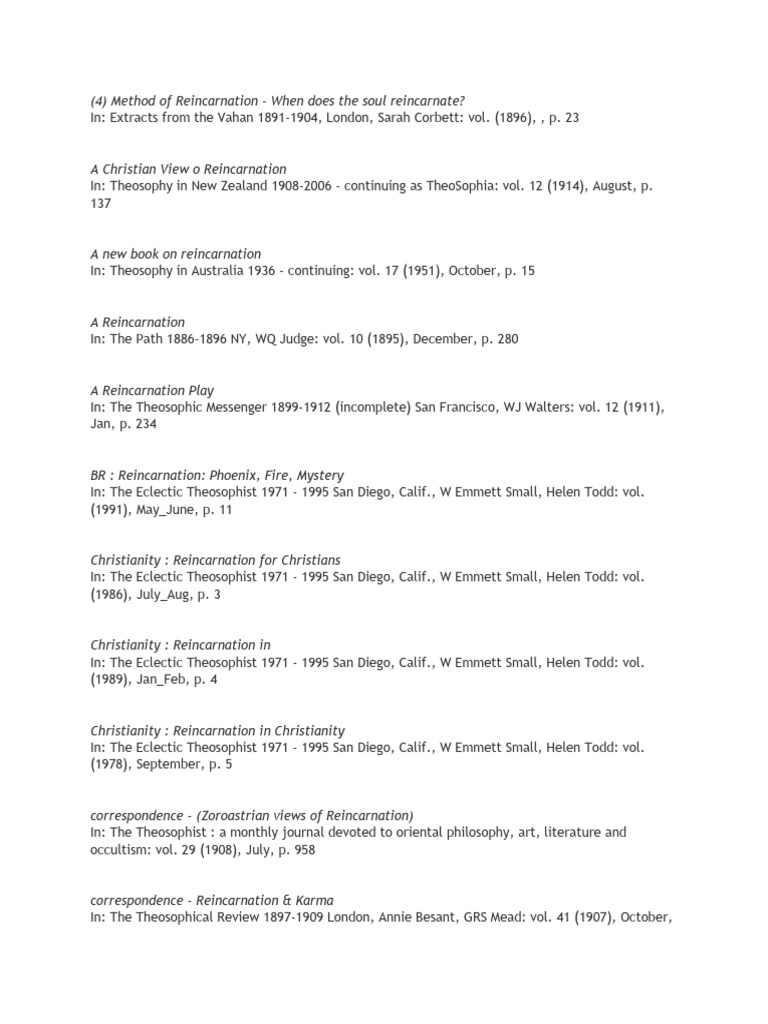 Reincarnation: Theosophical Insights | PDF | Theosophy | Helena Blavatsky