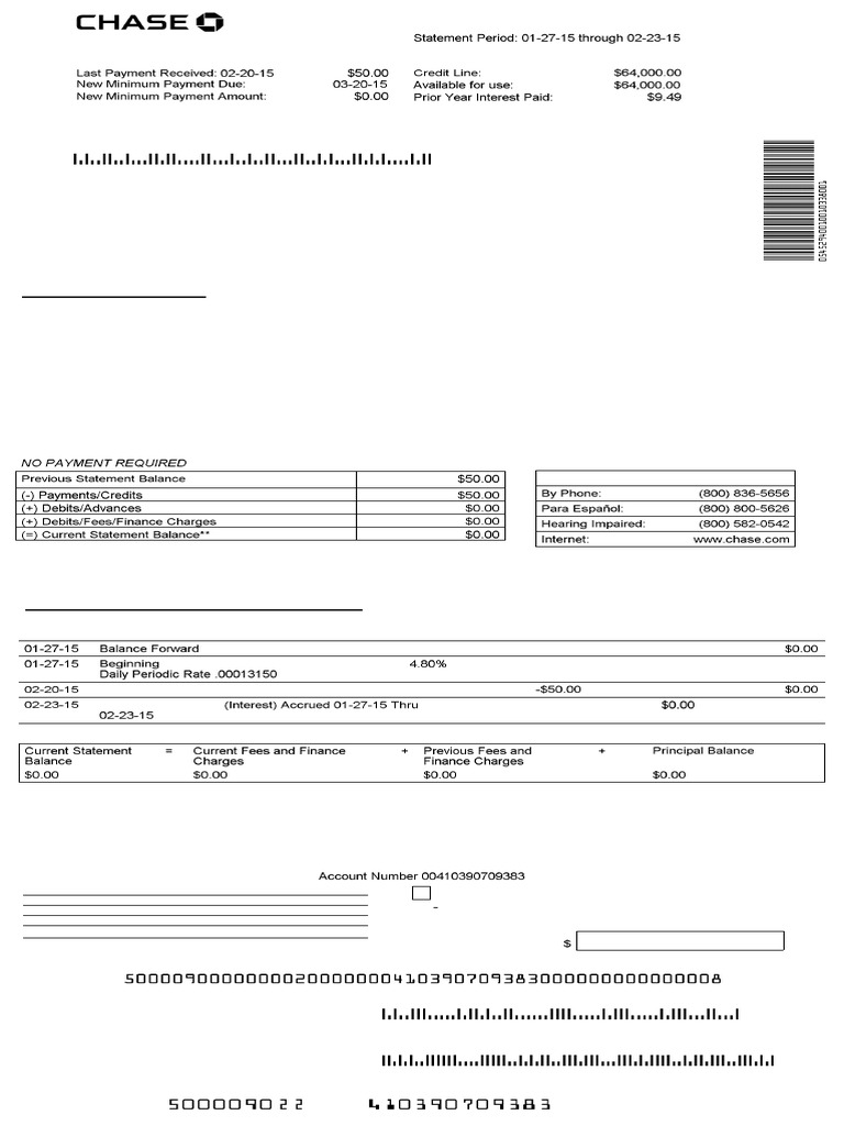 Statement | PDF | Credit Card | Annual Percentage Rate