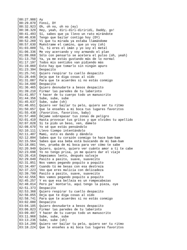 Luis Fonsi - Despacito Ft. Daddy Yankee (720P - HD) | PDF