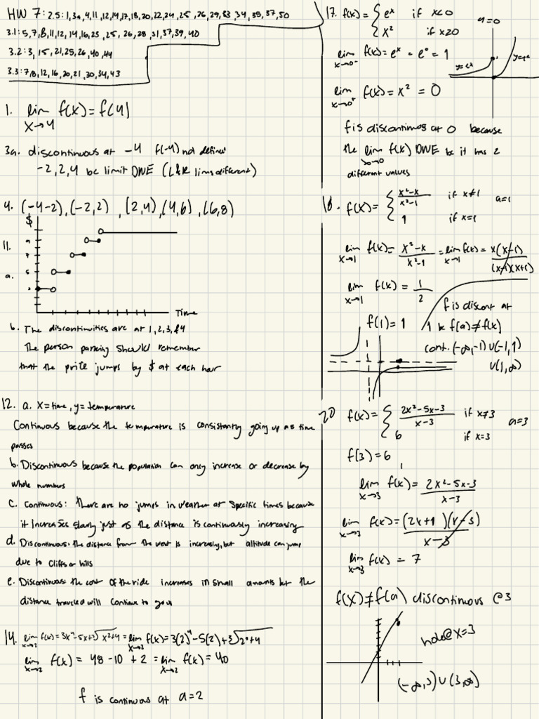 Understanding Function Discontinuities | PDF | Trigonometric Functions ...