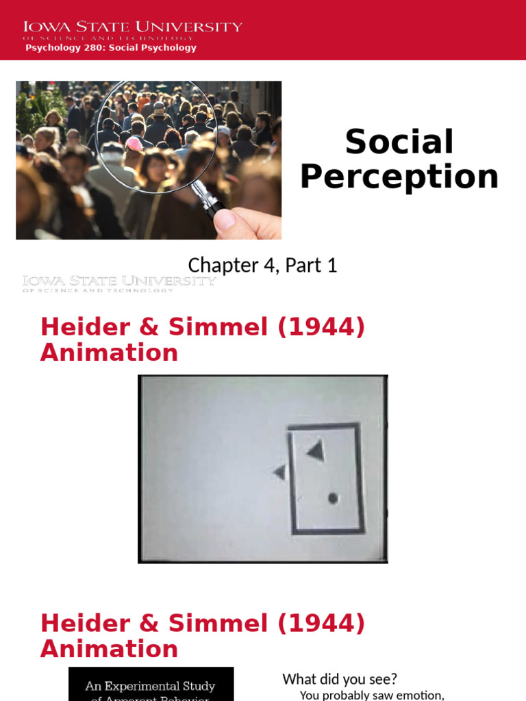 Understanding Social Perception in Psychology | PDF | Nonverbal ...