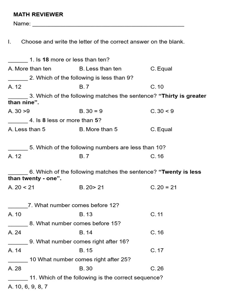 KINDER-MATH-4TH-QUARTER | PDF | Mathematics