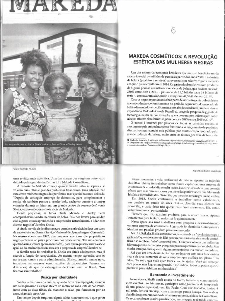 Estudo de Caso 4 - Makeda - Cosméticos | PDF