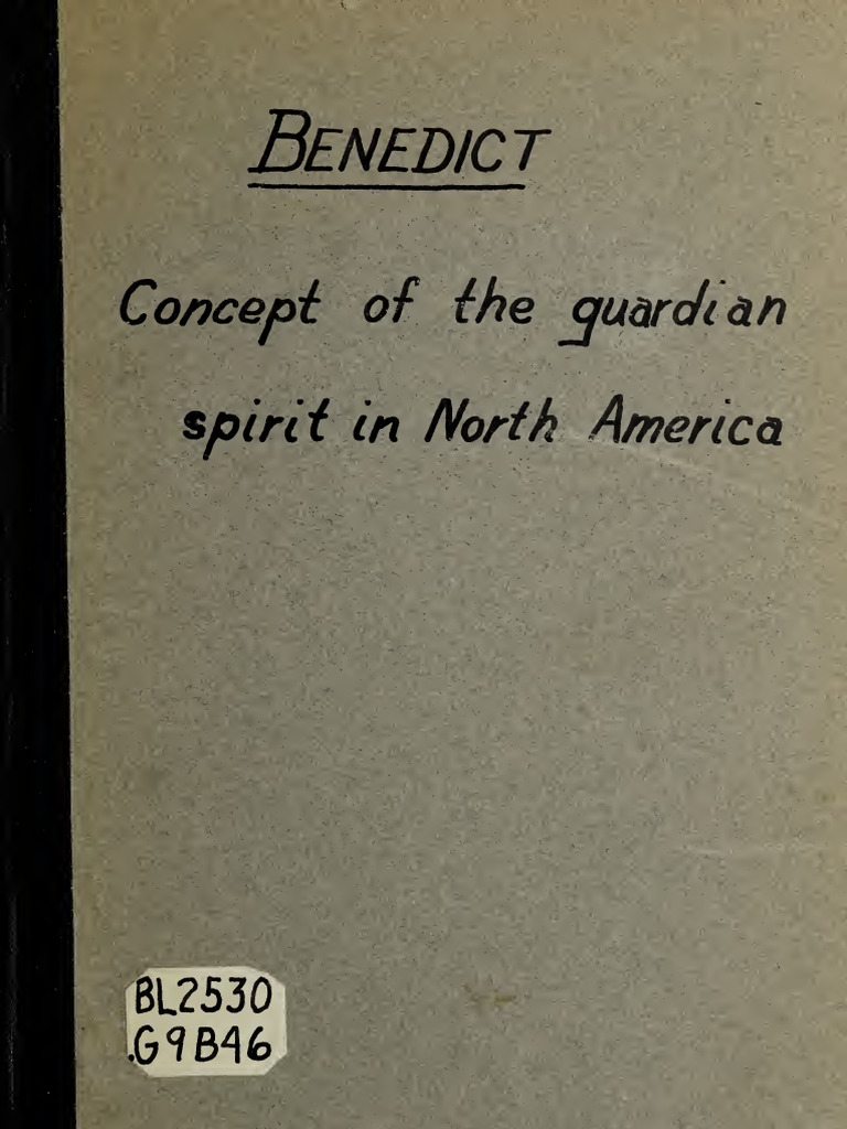 Benedict, R. Concept of The Guardian Spirit | PDF | Native American ...