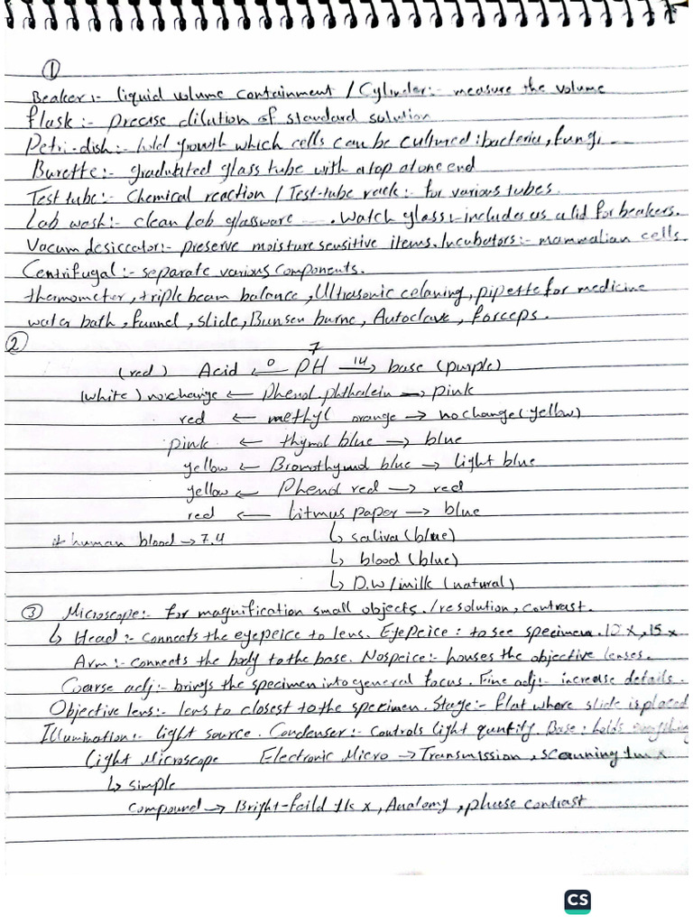 Biology Lab Summary | PDF