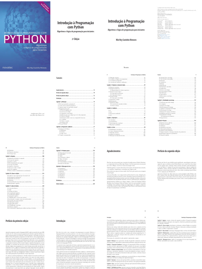 Livro 1 | PDF | Python (linguagem de programação) | Bancos de dados