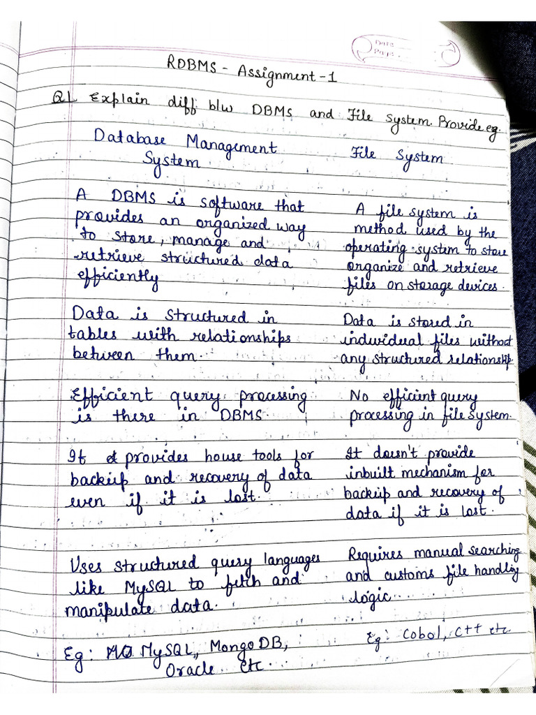 Rdbms Assignment | PDF