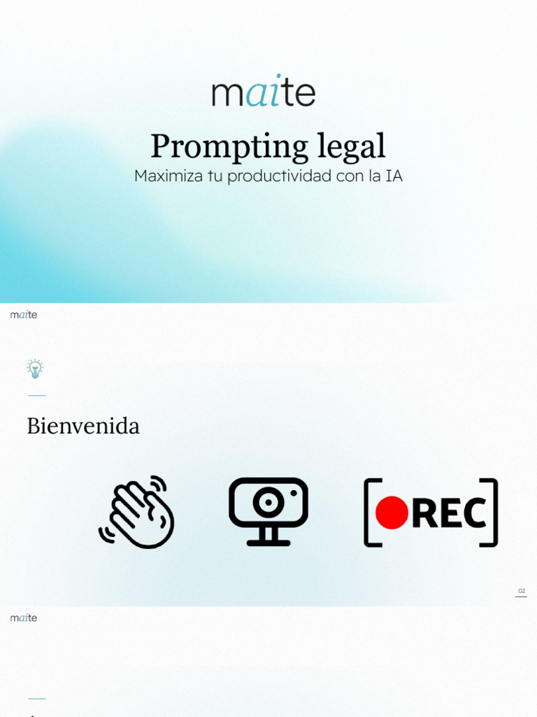 Maite - Ai - Webinar Legal Prompting - 20240315 | PDF | Inteligencia artificial | Inteligencia ...