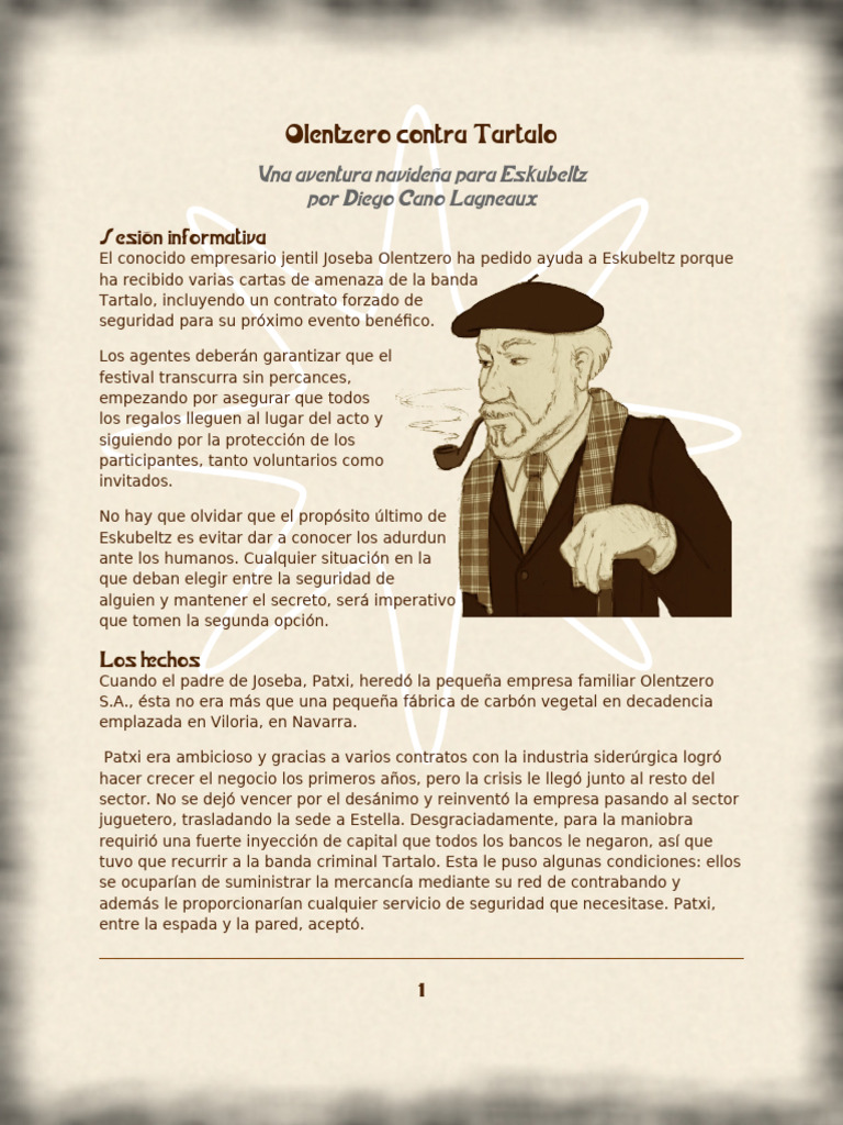 Olentzero Contra Tartalo | PDF