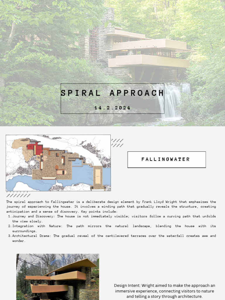 Spiral Approach in Fallingwater Design | PDF
