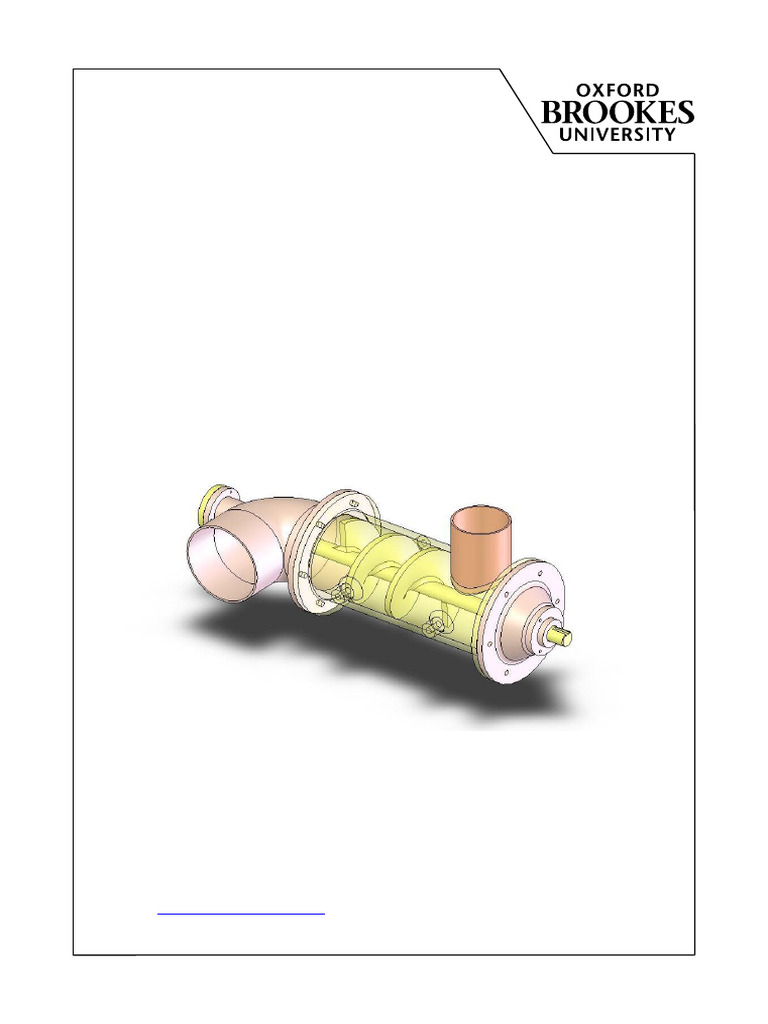 Screw Pump Redesign Project Brief | PDF | Engineering | Prototype
