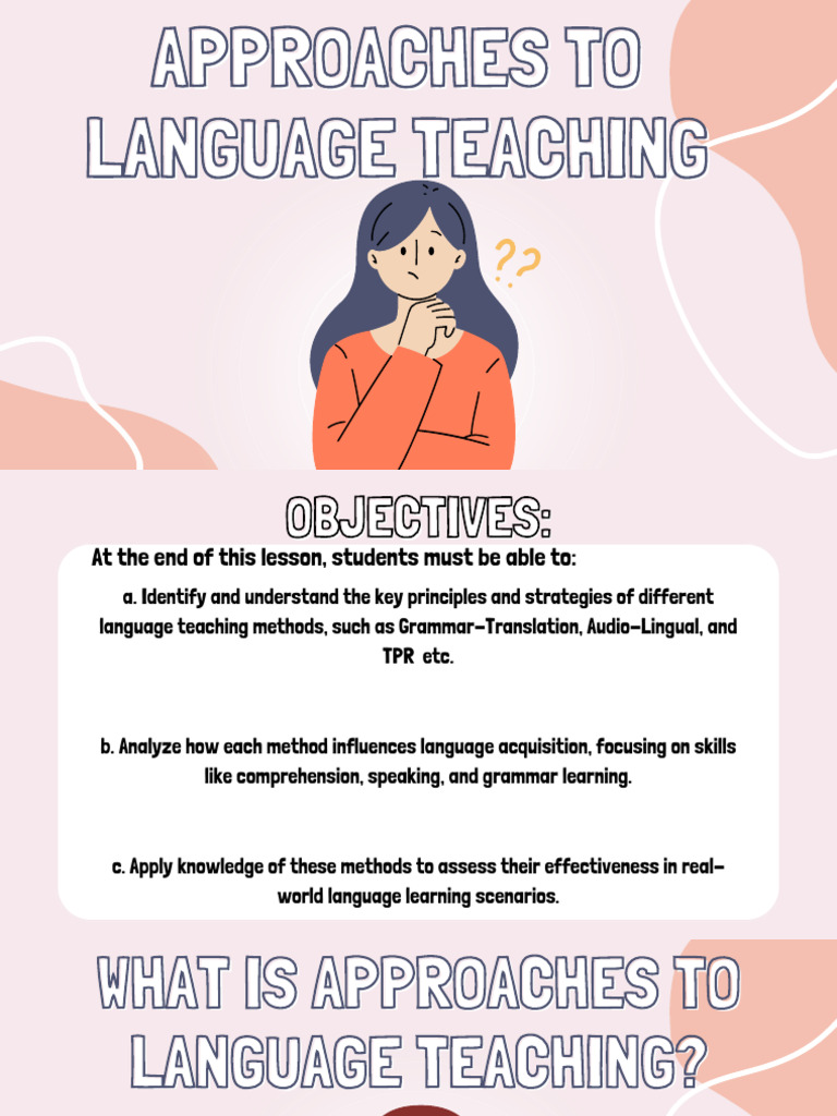 Language Teaching Methods Overview | PDF | Language Education ...