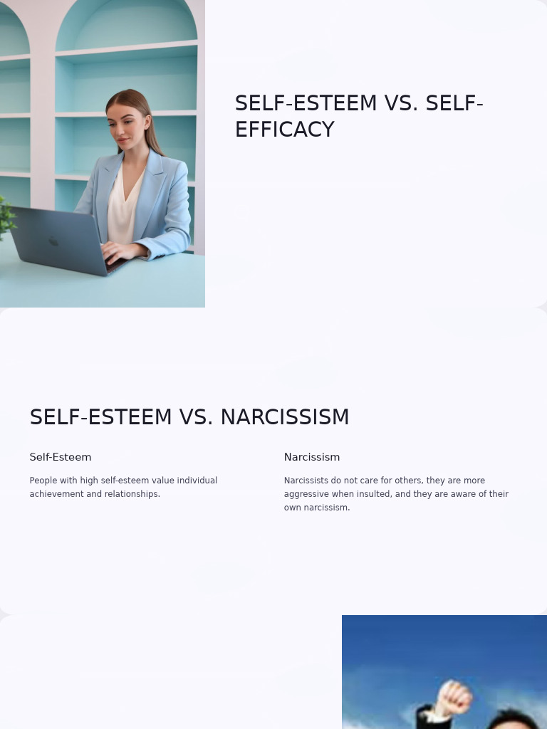 Self Esteem VS Self Efficacy | PDF | Self Esteem | Self Efficacy