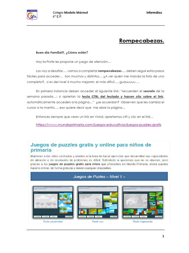 14 08 Tarea 4º Abc (Informatica) | PDF