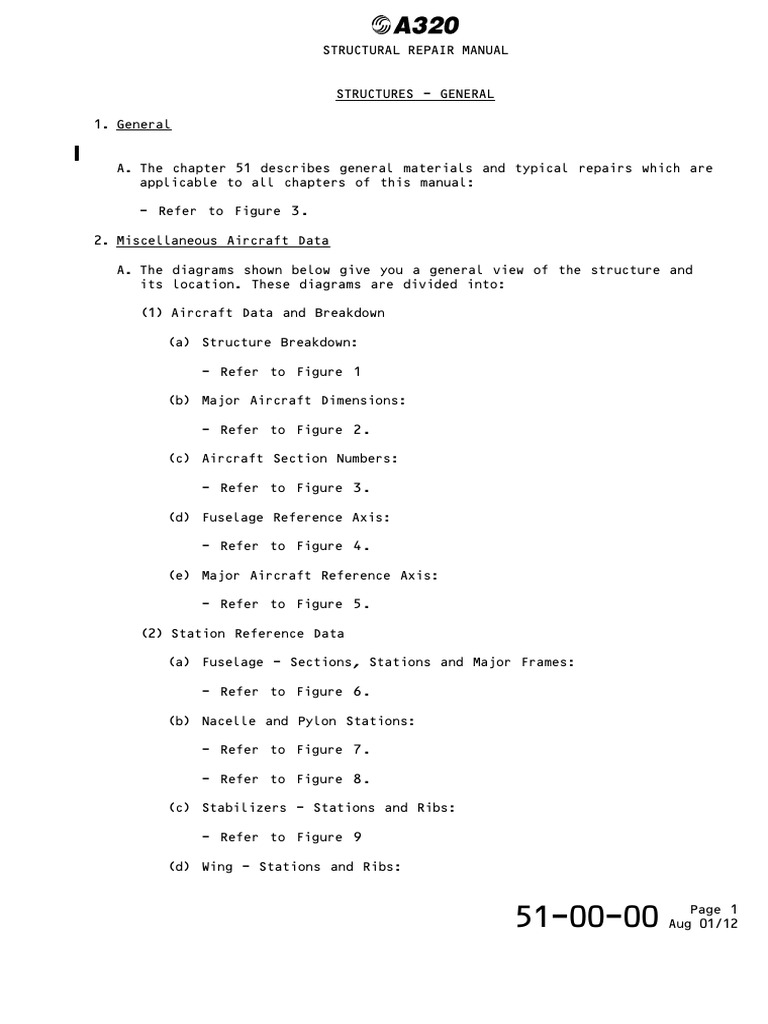 51-00-00-001 | PDF | Fuselage | Area