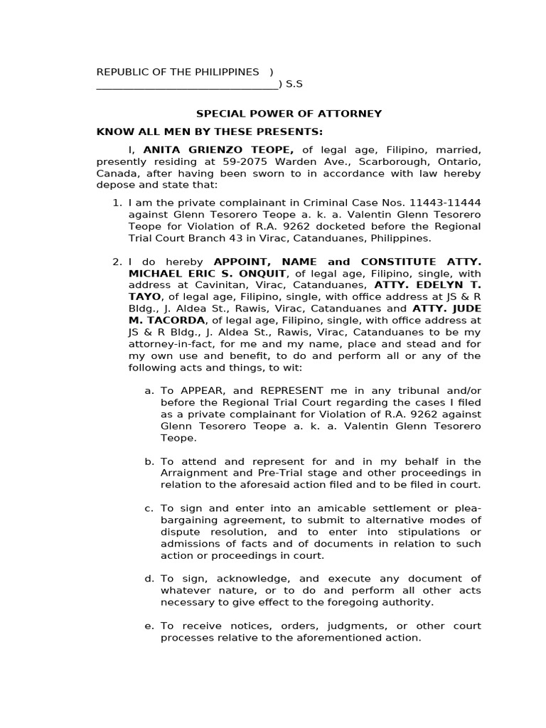 SPA-9262 | PDF | Legal Procedure | Judiciaries