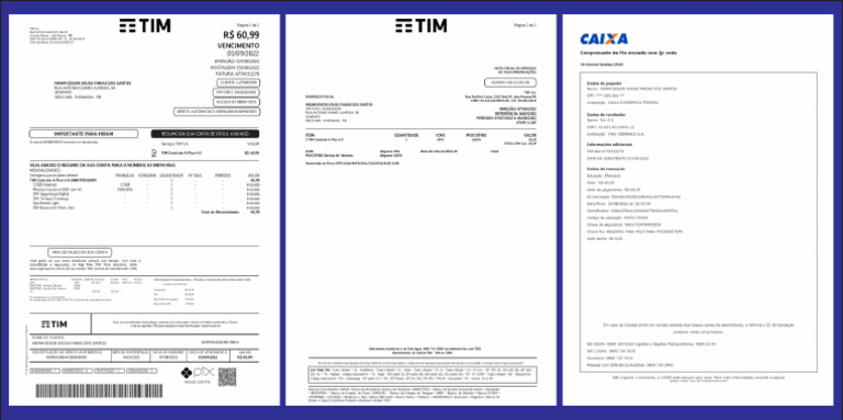 Conta TIM 2022-09-01 - Paga | PDF