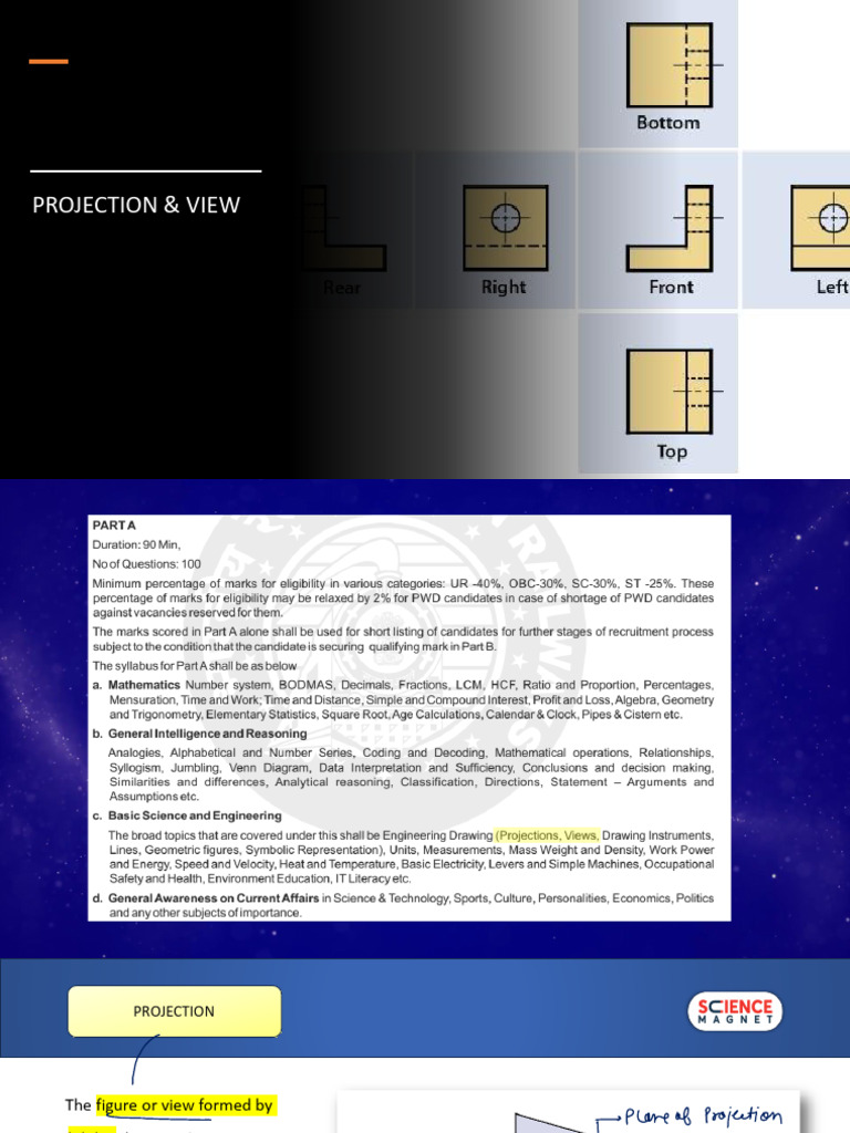 Projection Techniques Explained | PDF | Technical Drawing | Euclid