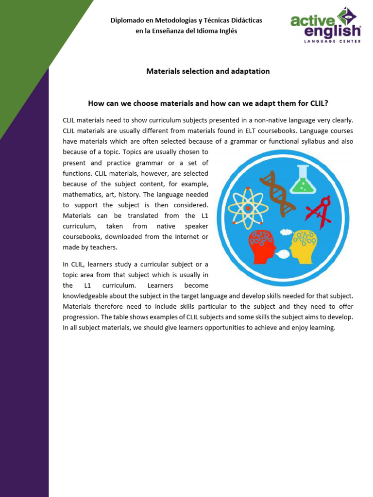M5. T9. Materials Selection and Adaptation | PDF