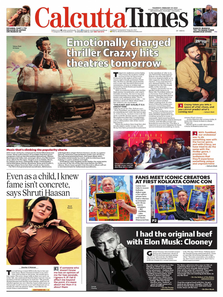 TOI Kolkata Times 27-02-2025 | PDF