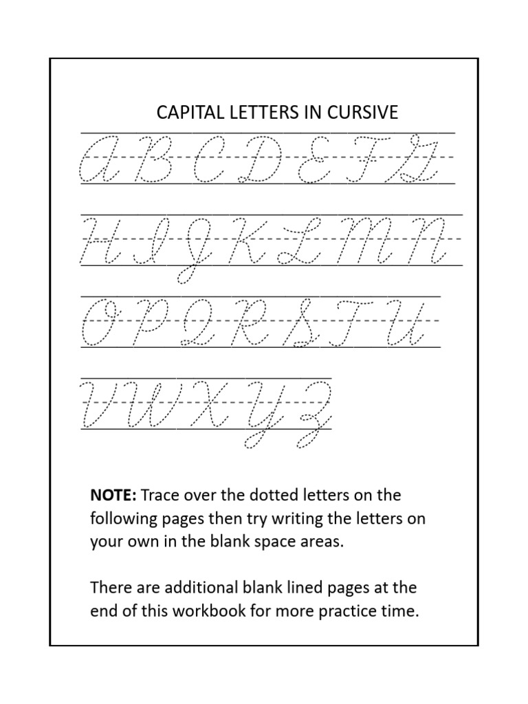 Cursive Alphabet and Words Handwriting-80pgs | PDF | Zoology | Graphemes