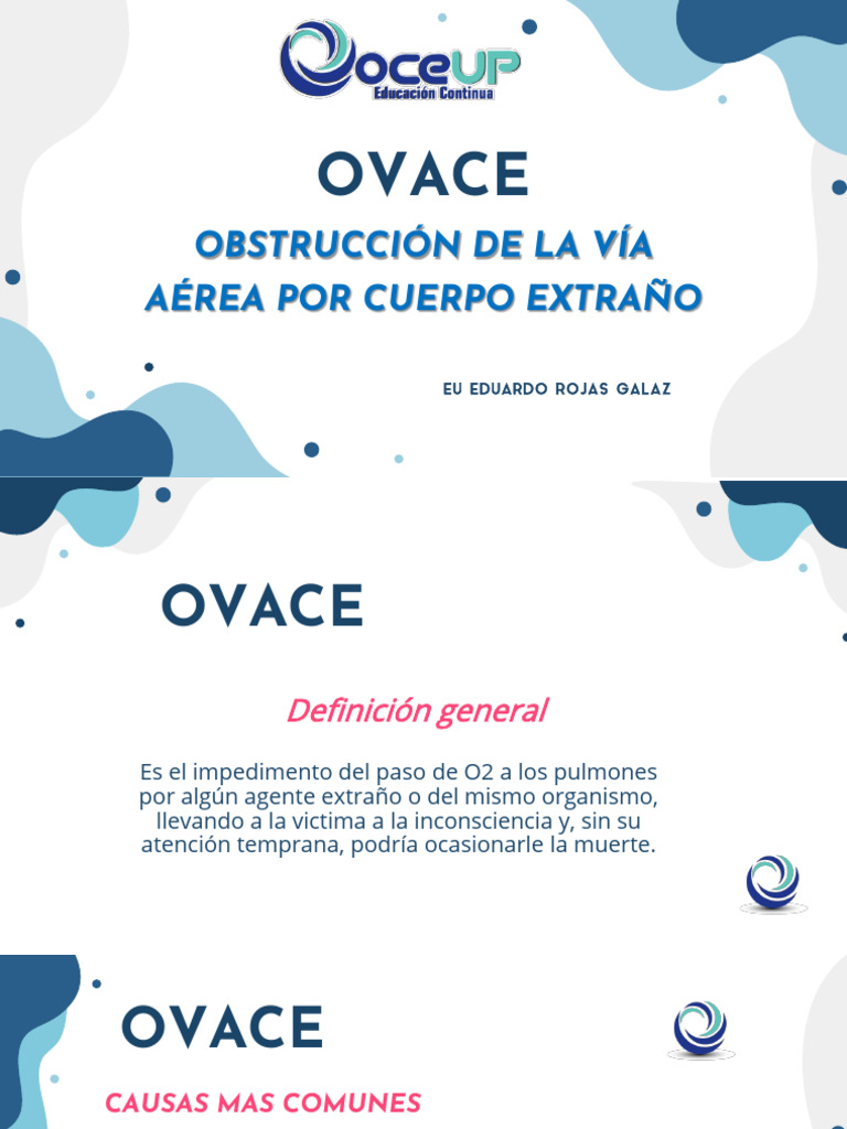 RCP OVACE Oceup 1 | PDF | Enfermedades y trastornos | Especialidades ...