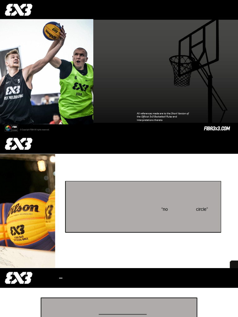 3x3 Basketball Rules Guide | PDF | Games Of Physical Skill | Indoor Sports