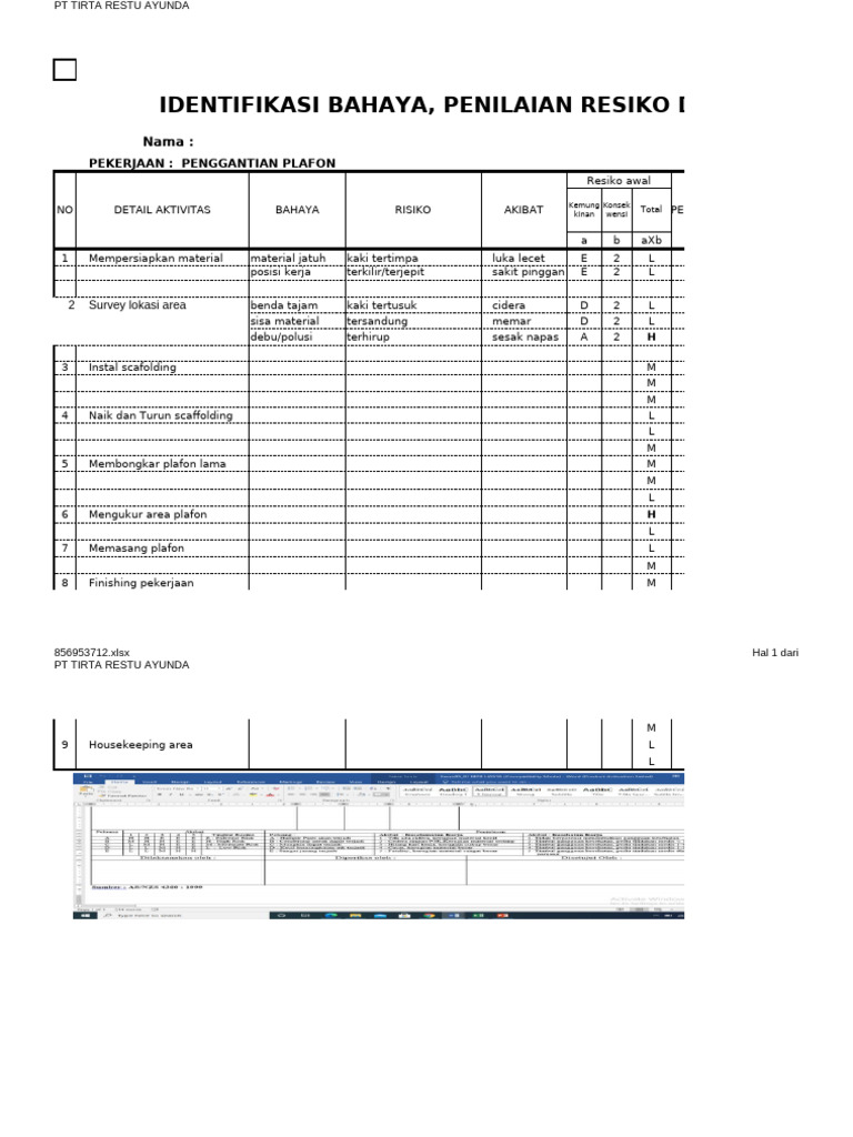 Lembar Kerja IBPR | PDF