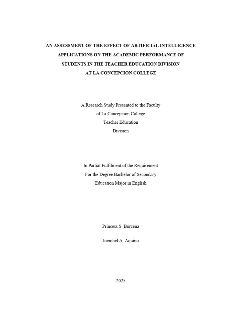 Preliminary Pages - FINALLL | PDF | Artificial Intelligence | Intelligence (AI) & Semantics