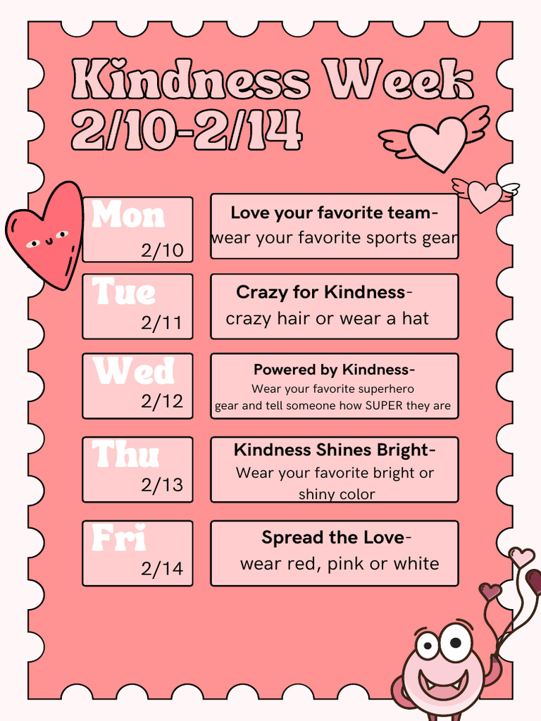 Valentine's Week Plan | PDF
