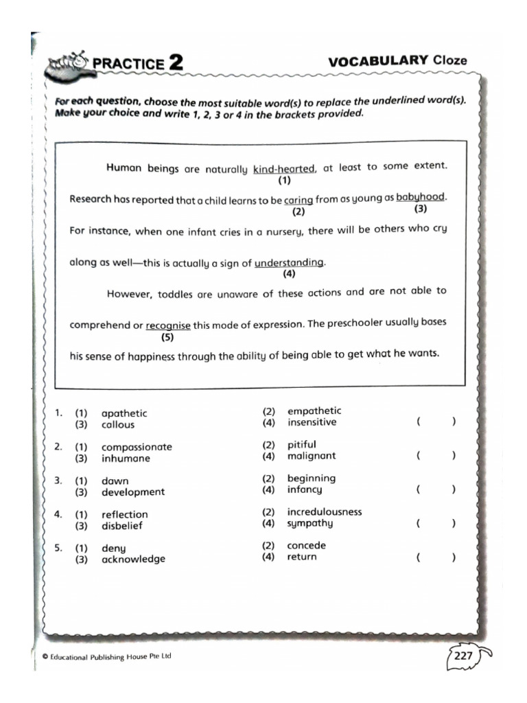 Grammar Cloze 1 | PDF
