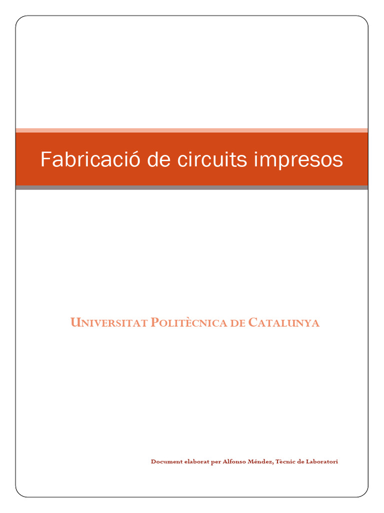 Fabricació PCBs LAB v1.8 | PDF