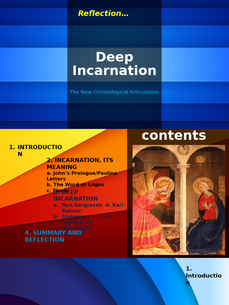 1. Deep Incarnation | PDF | Logos | Logos (Christianity)