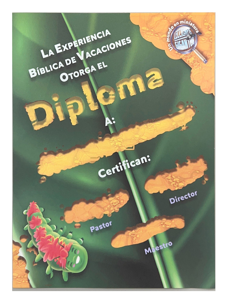 Diploma Niños Ebv 2023 | PDF