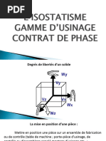 Isostatisme et Mise en Position Mécanique | PDF | Usinage | Ingénierie ...