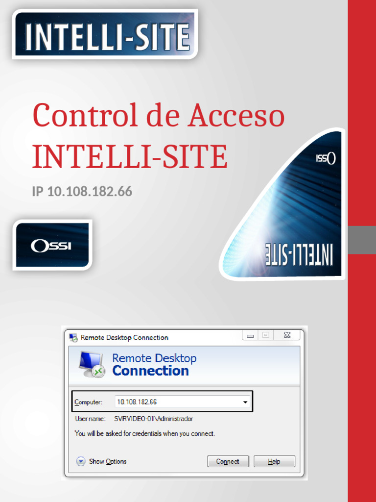 Control de Acceso Intelli-Site | PDF