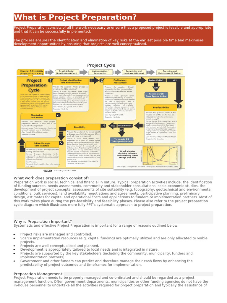 Project Preparation Essentials | PDF | Expert