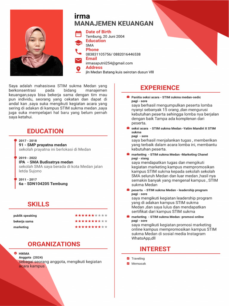 Cara membuat CV | PDF