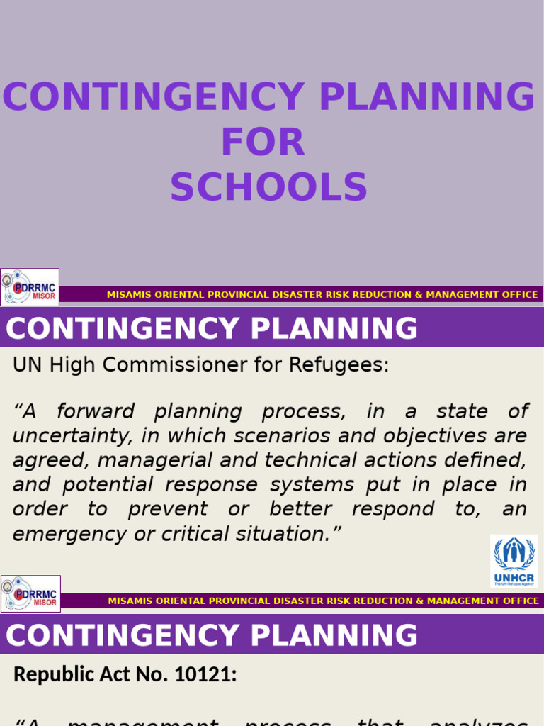 Contingency Planning for Deped Misor 2019 | PDF | Disaster Risk ...